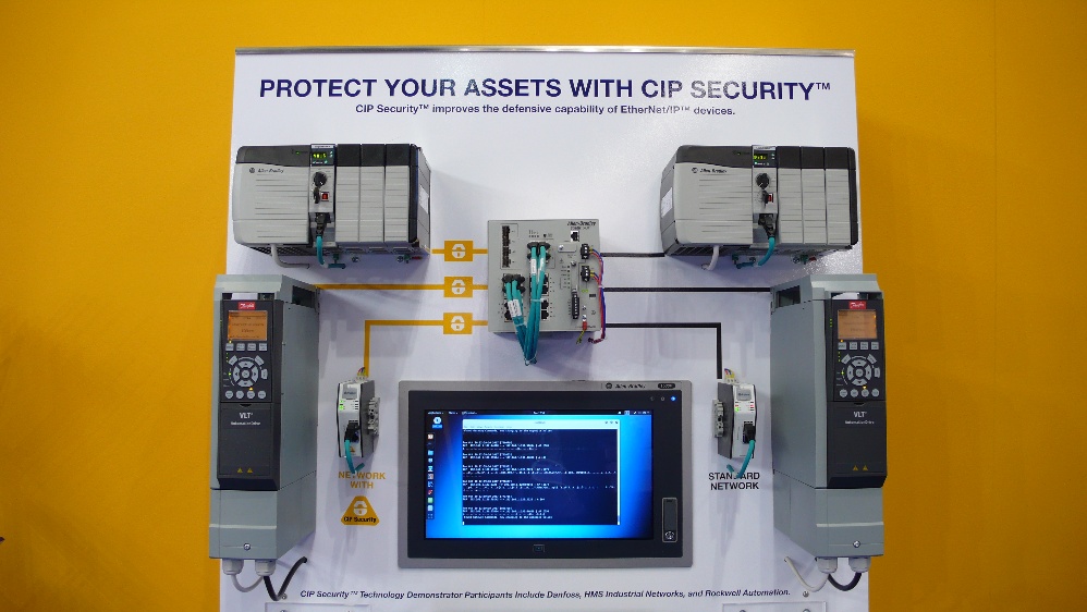 Demonstration auf der SPS IPC Drives: CIP Security ergänzt CIP Safety ...
