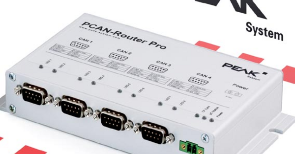 CAN-Router von Peak-System mit vier Kanälen - Automotive - Elektroniknet